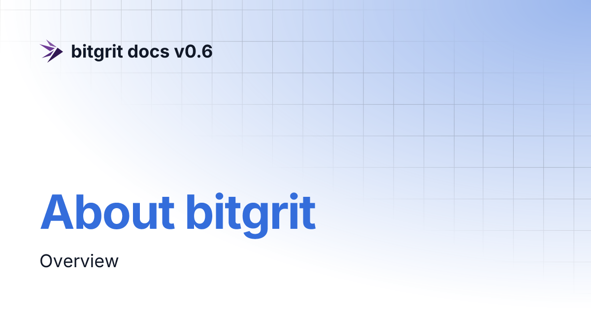About bitgrit | bitgrit docs v0.6